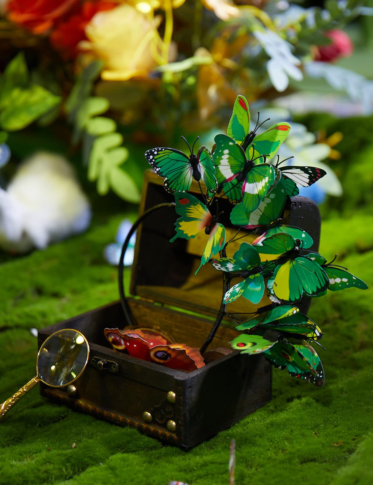 Snapklik.com : Butterfly Fascinator Hat Monarch Butterfly Headband ...