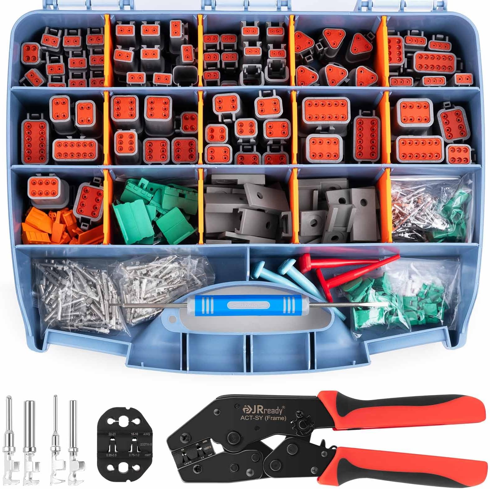Amazon.com: JRready DW4001 531PCS Deutsch Connector Kit with New Turret ...