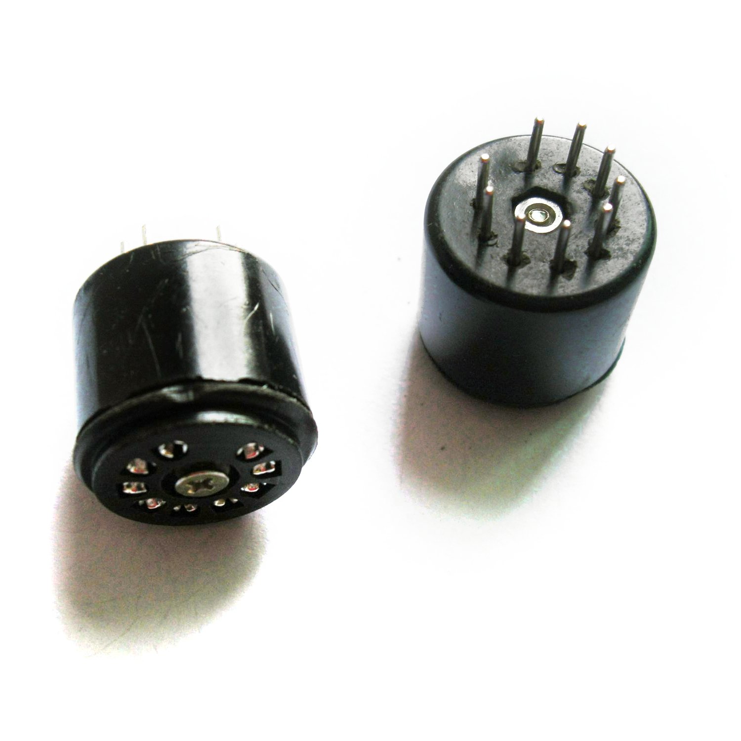 Cary 4pc 9pin Bakelite Vaccum Tube Socket Saver Base for 12ax7 12au7 ...