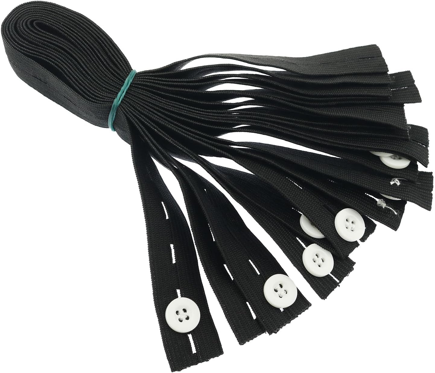 Amazon.com: YYANGZ 50PCS Elastic Storage Straps with Buttonhole Elastic ...