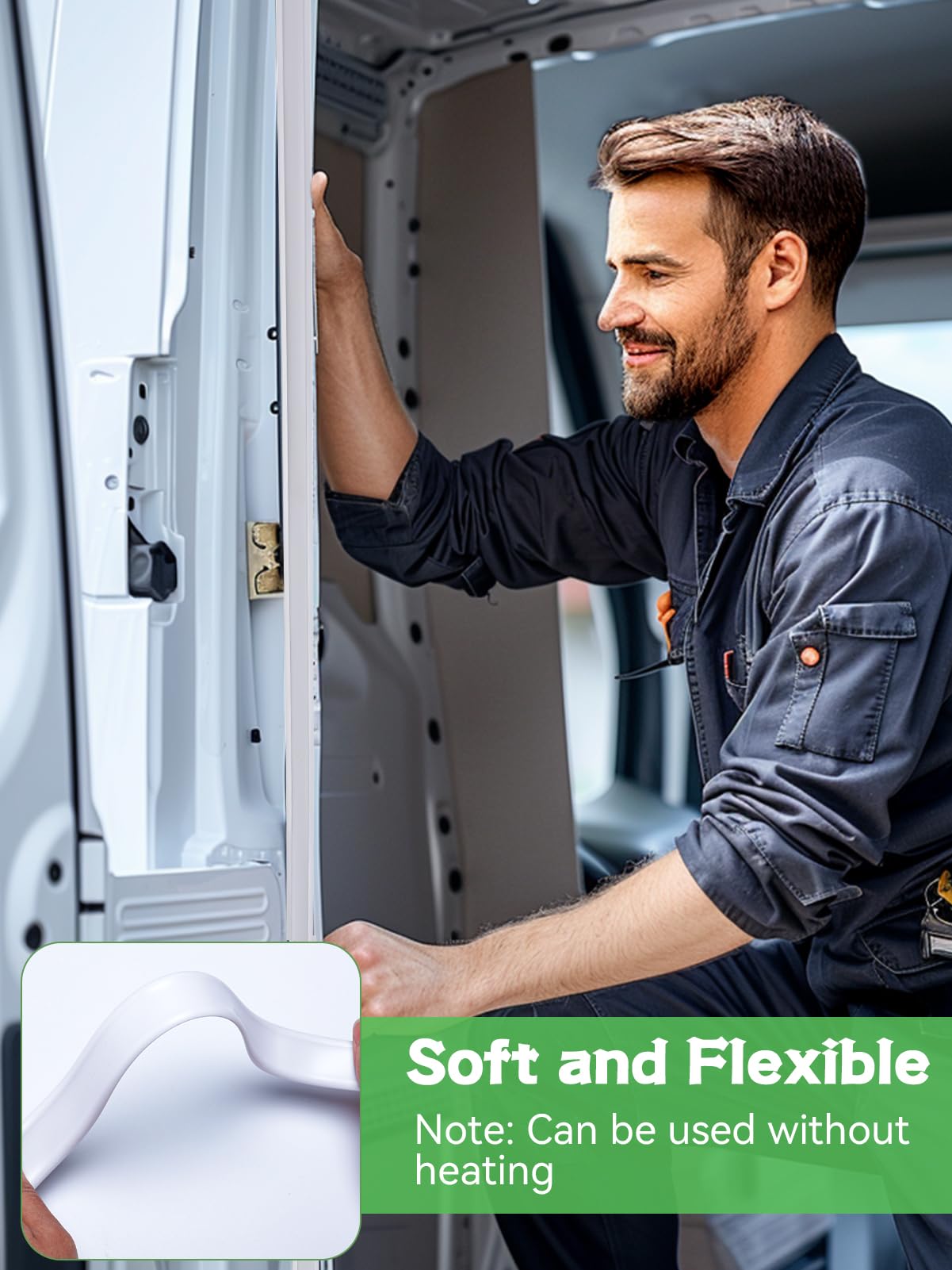 Snapklik.com : MADHOLLY RV Insert Molding Trim, 1 Inch Heavy-Duty Vinyl ...