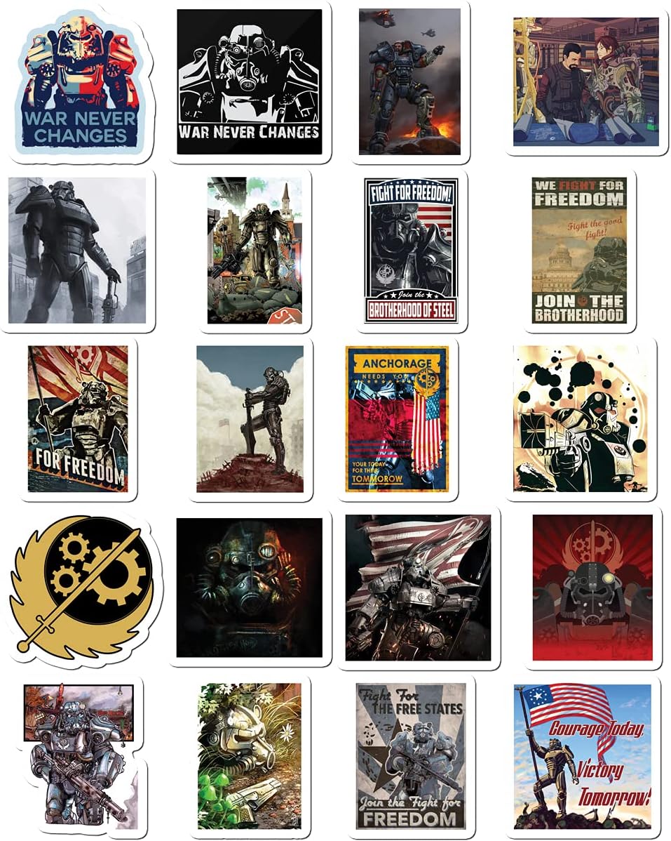 Amazon.com: Stickers 20 Pcs Per Pack Divergent Vinyl Aesthetic Colorful ...