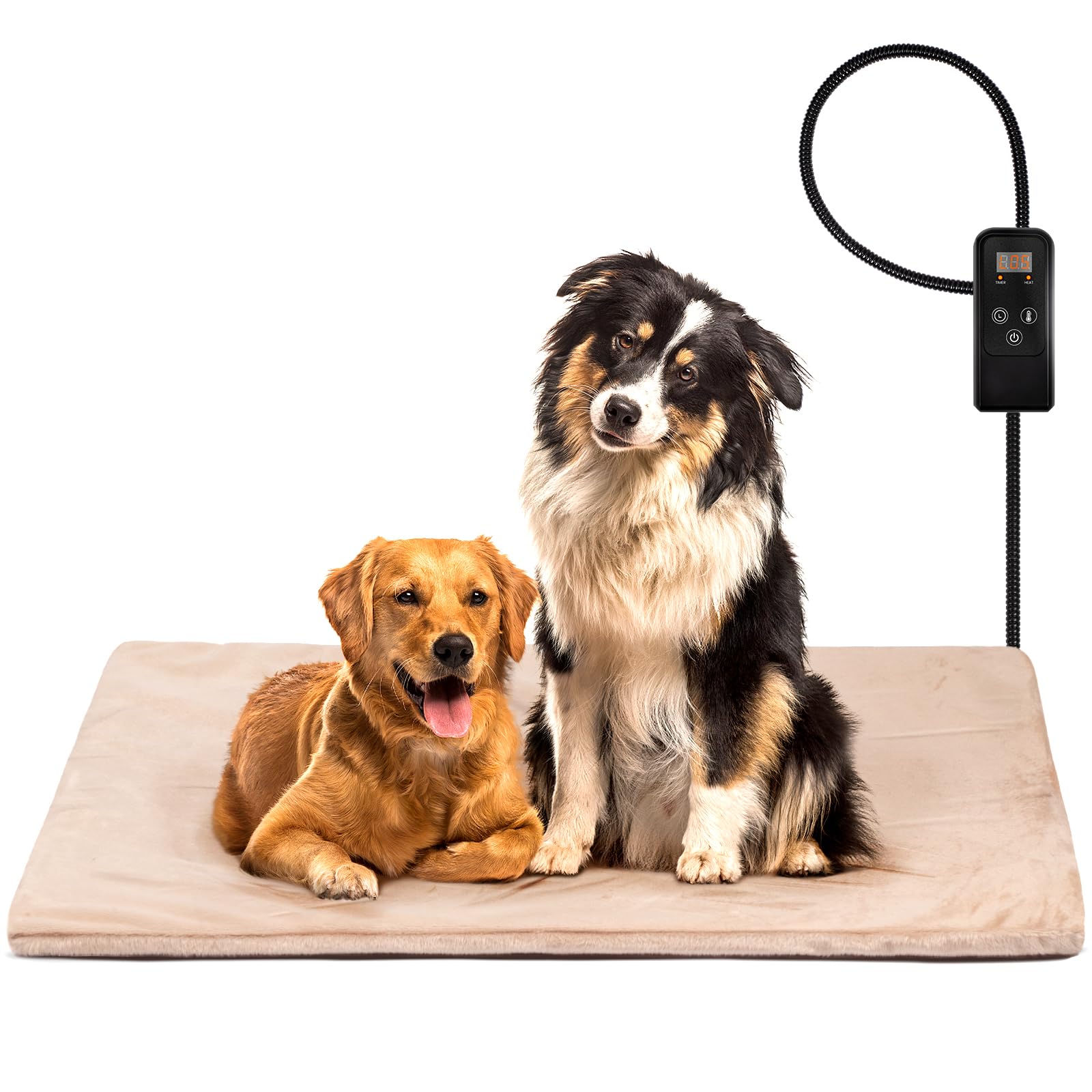 Amazon.com : Niubya Pet Heating Pad for Dogs and Cats, Adjustable ...