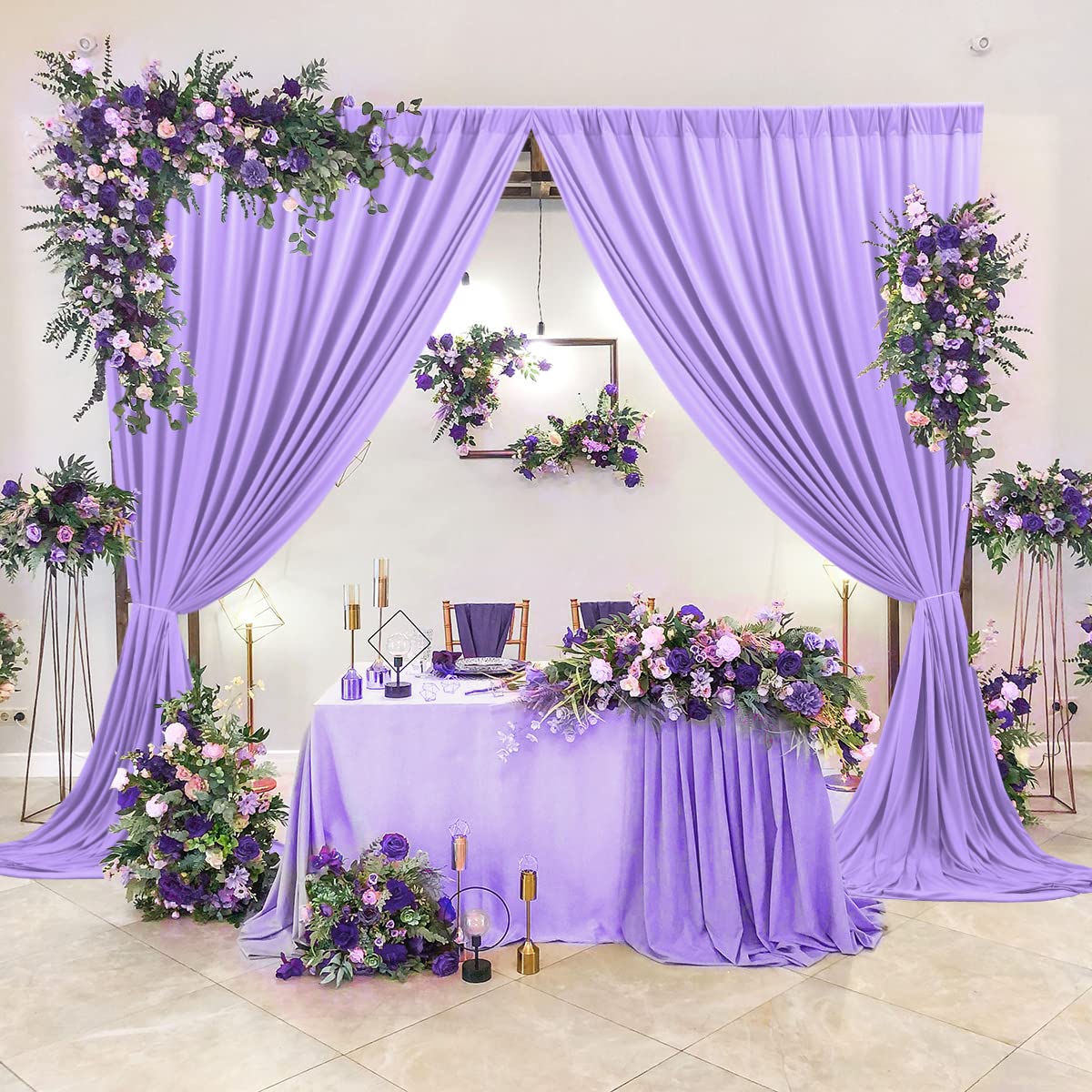 Purple Wedding Backdrop