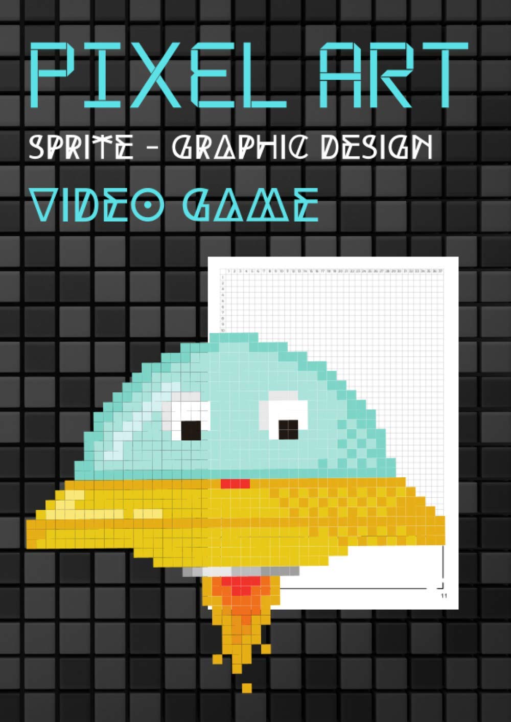 Pixel art sprite - graphic design - video game: Chart 5x5 numbered A4 ...