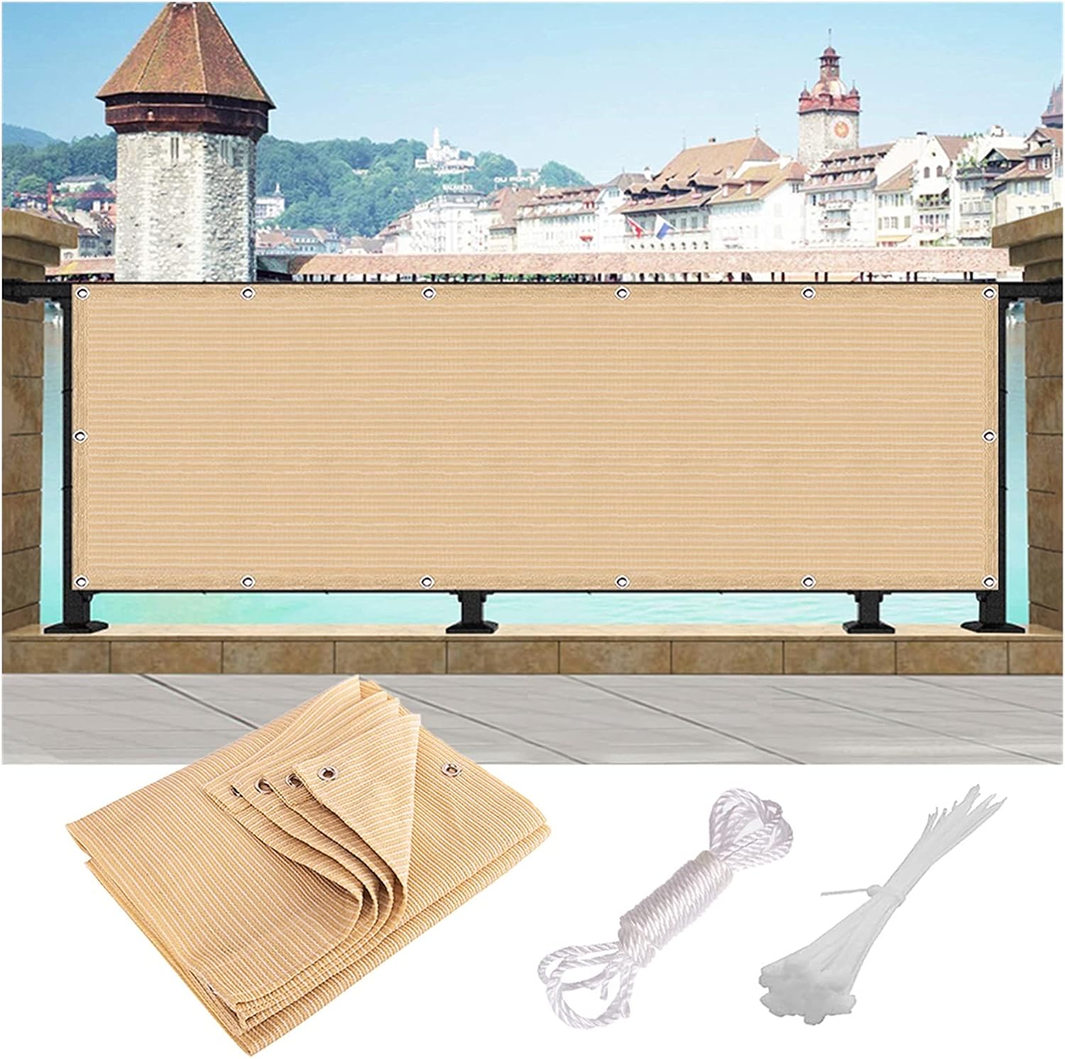 Amazon.com: WUZMING Garden Balcony Screen Privacy Protection Windshield ...