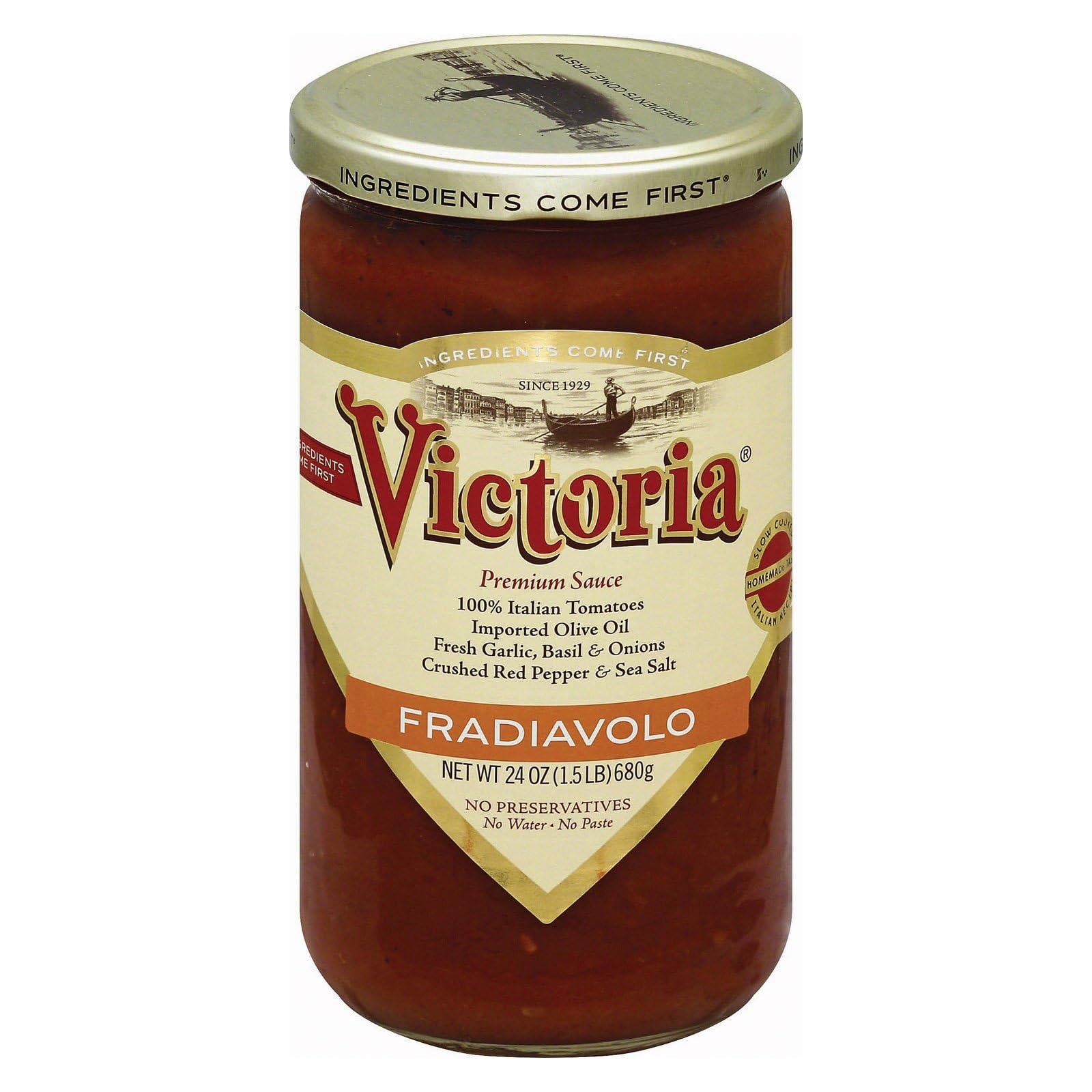 Amazon.com : Victoria Sauce Fra Diavolo 25 Oz -Pack of 6 : Hot Sauces ...