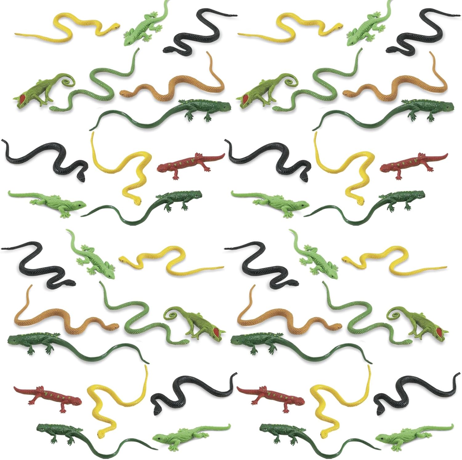 Amazon.com: Safari Ltd. Reptiles Bulk Bag - Set of Miniature Reptile ...