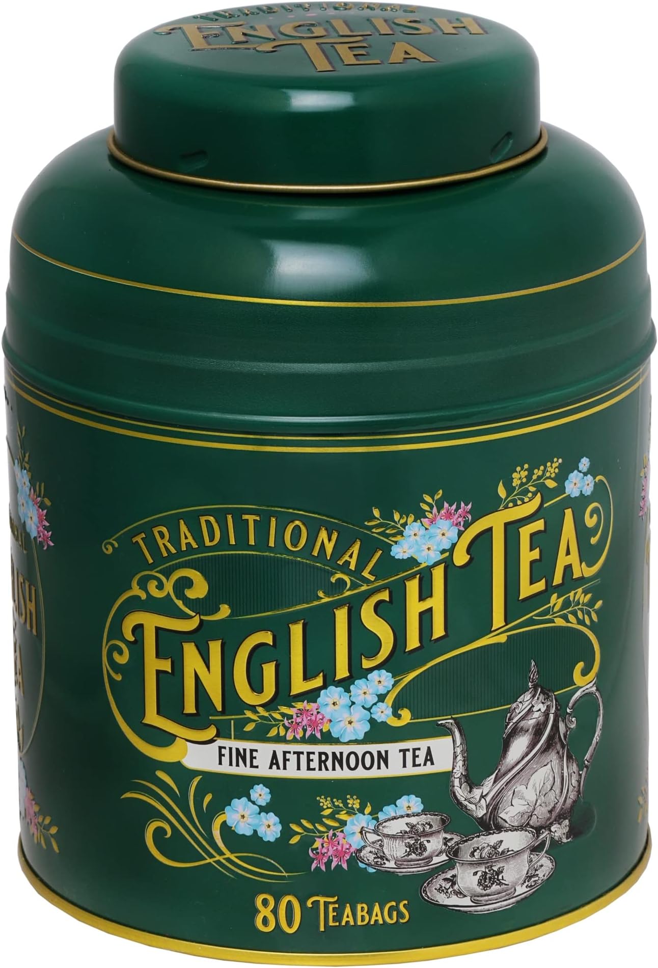 Amazon.com: New English Teas Vintage Victorian Tea Caddy with 80 ...