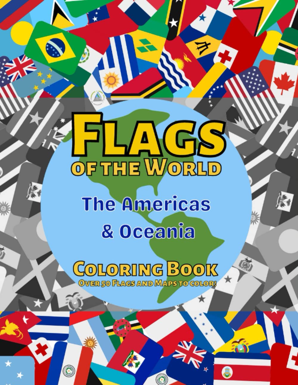 Buy s of the World The Americas & Oceania: World Coloring book with ...