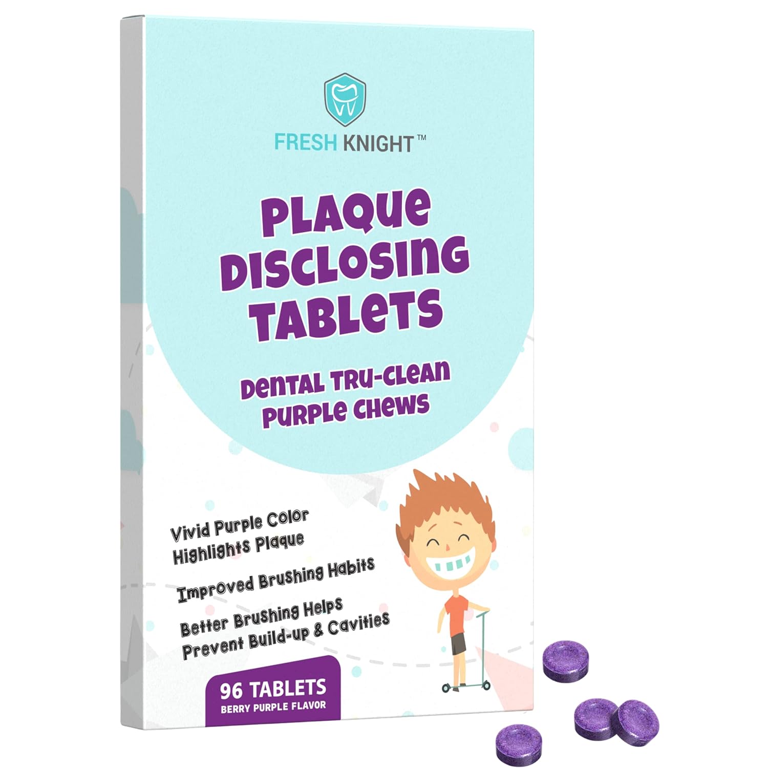 Amazon.com : Plaque Disclosing Tablets for Teeth, 96 Count, Dental ...