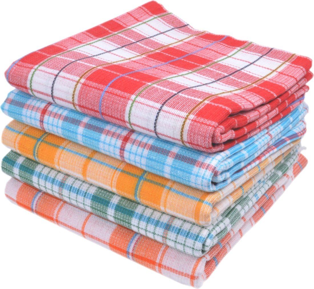 Amazon.com: JISB South Indian Checks Towel 6 Piece - 36 Inch * 72 Inch ...