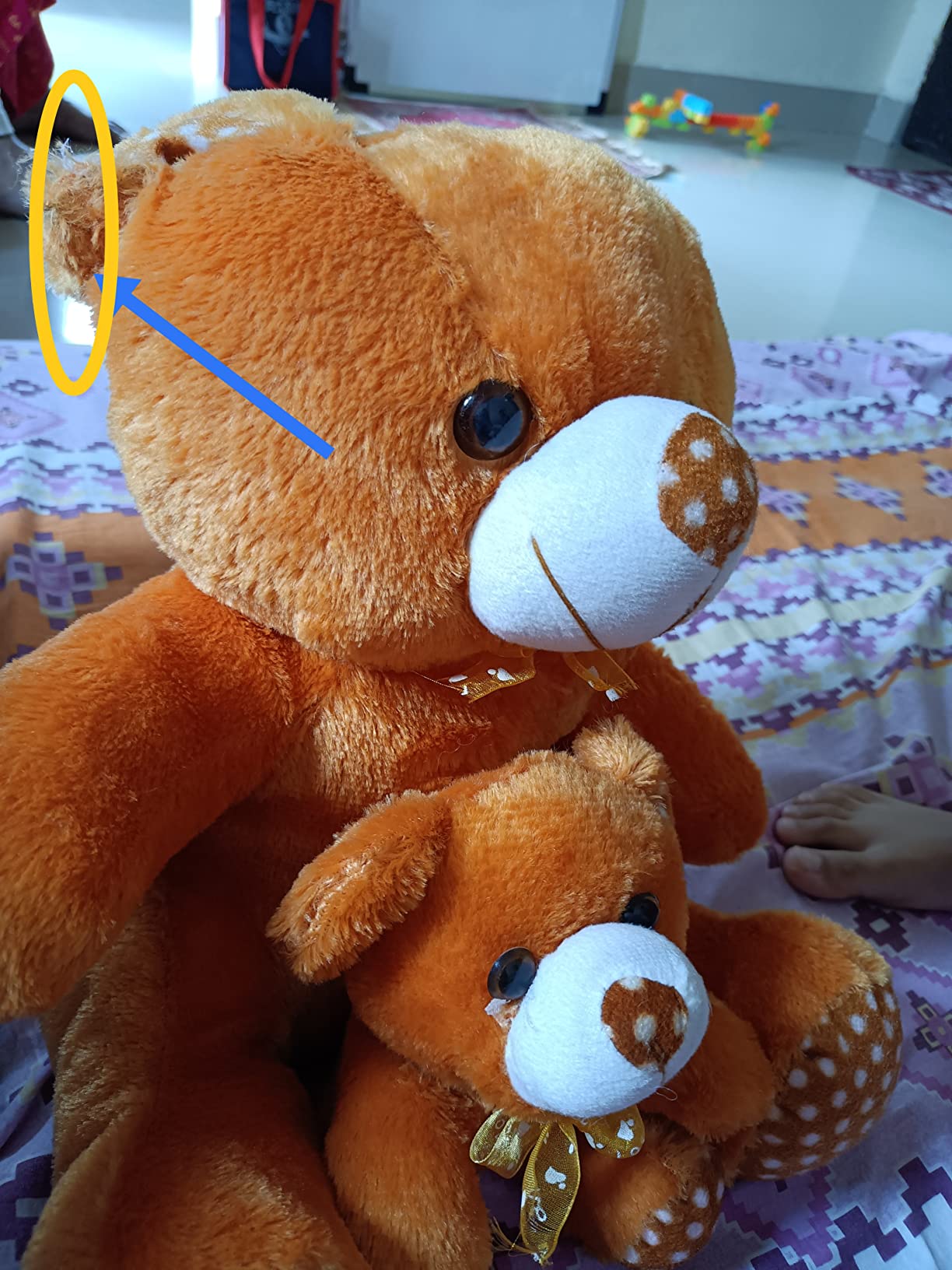 Buy Deals India Mother and Baby Teddy Bear Cream Online at Low Prices ...