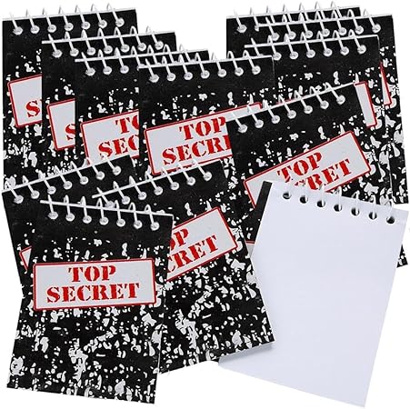 Amazon.com: Fun Express Top Secret Notebook (set of 24 note pads) Party ...
