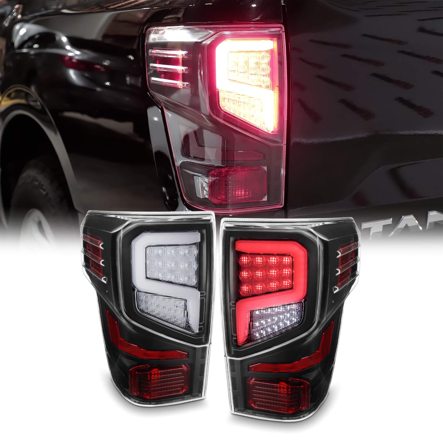 Snapklik.com : For 2016-2021 Nissan Titan LED Tail Tube Lights Brake ...