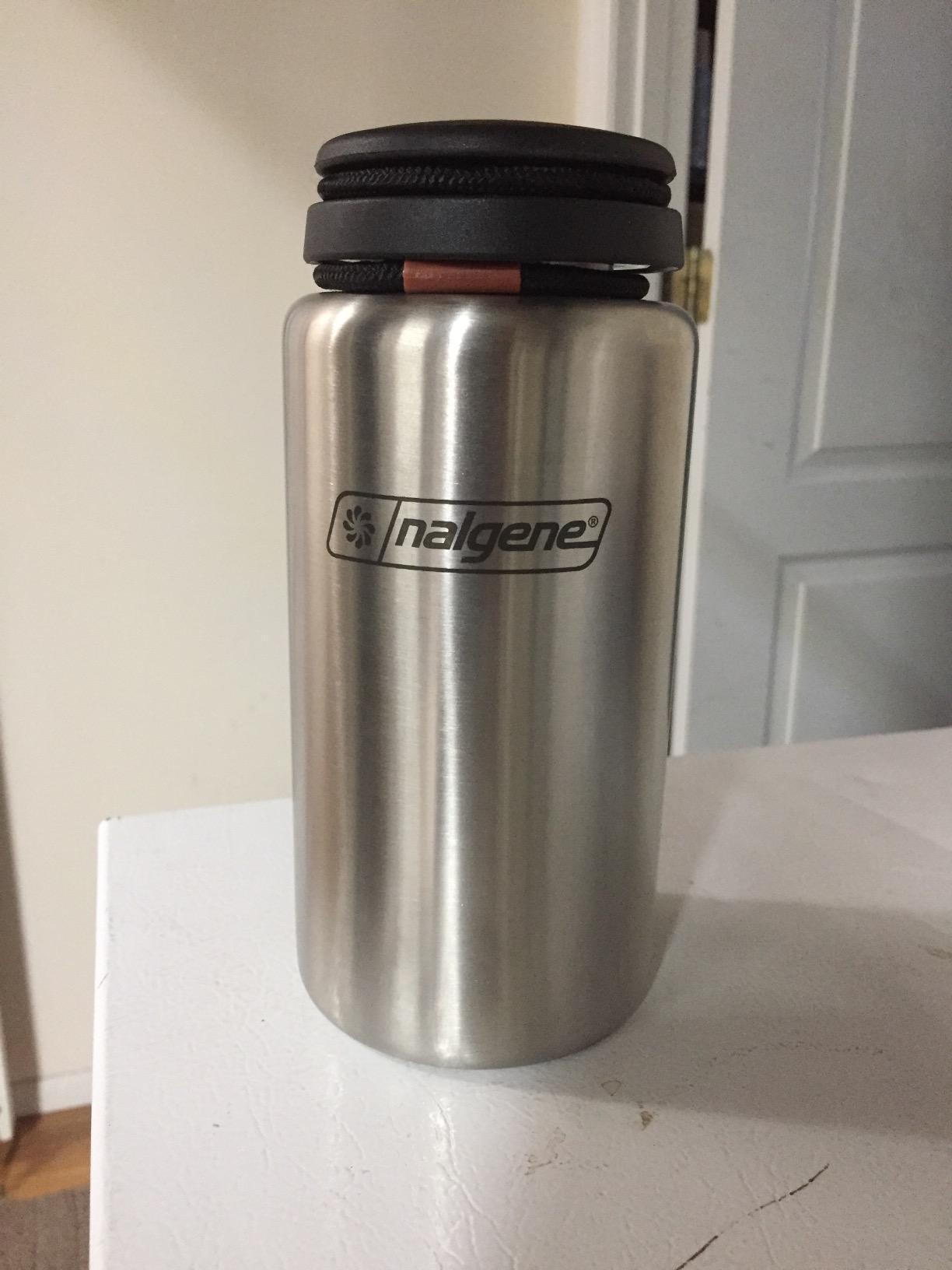 Amazon.com: Nalgene Backpacker 38 Oz Stainless Bottle 1778-1002, Steel ...