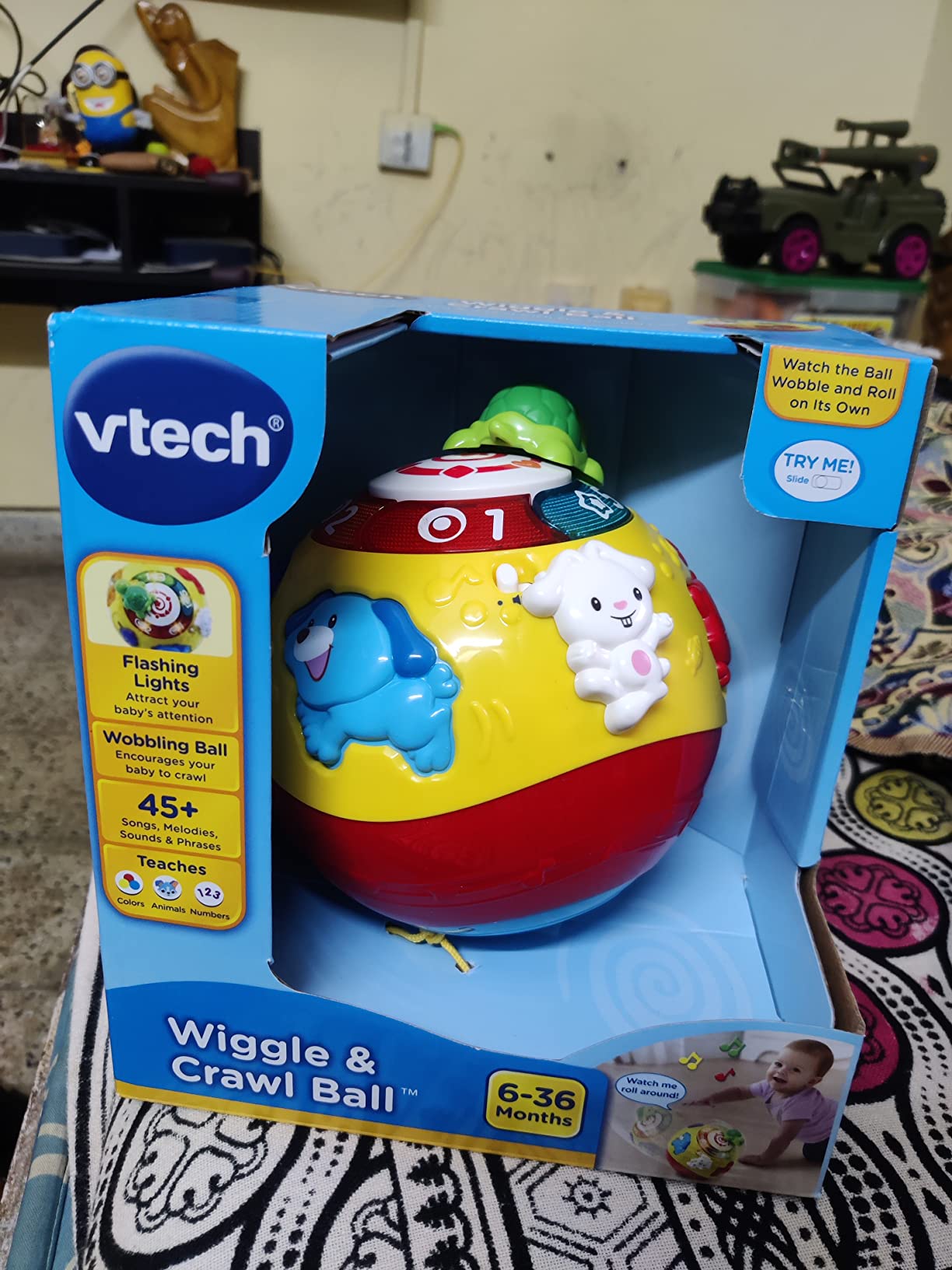 VTech Wiggle and Crawl Ball,multicolor : Amazon.in: Toys & Games