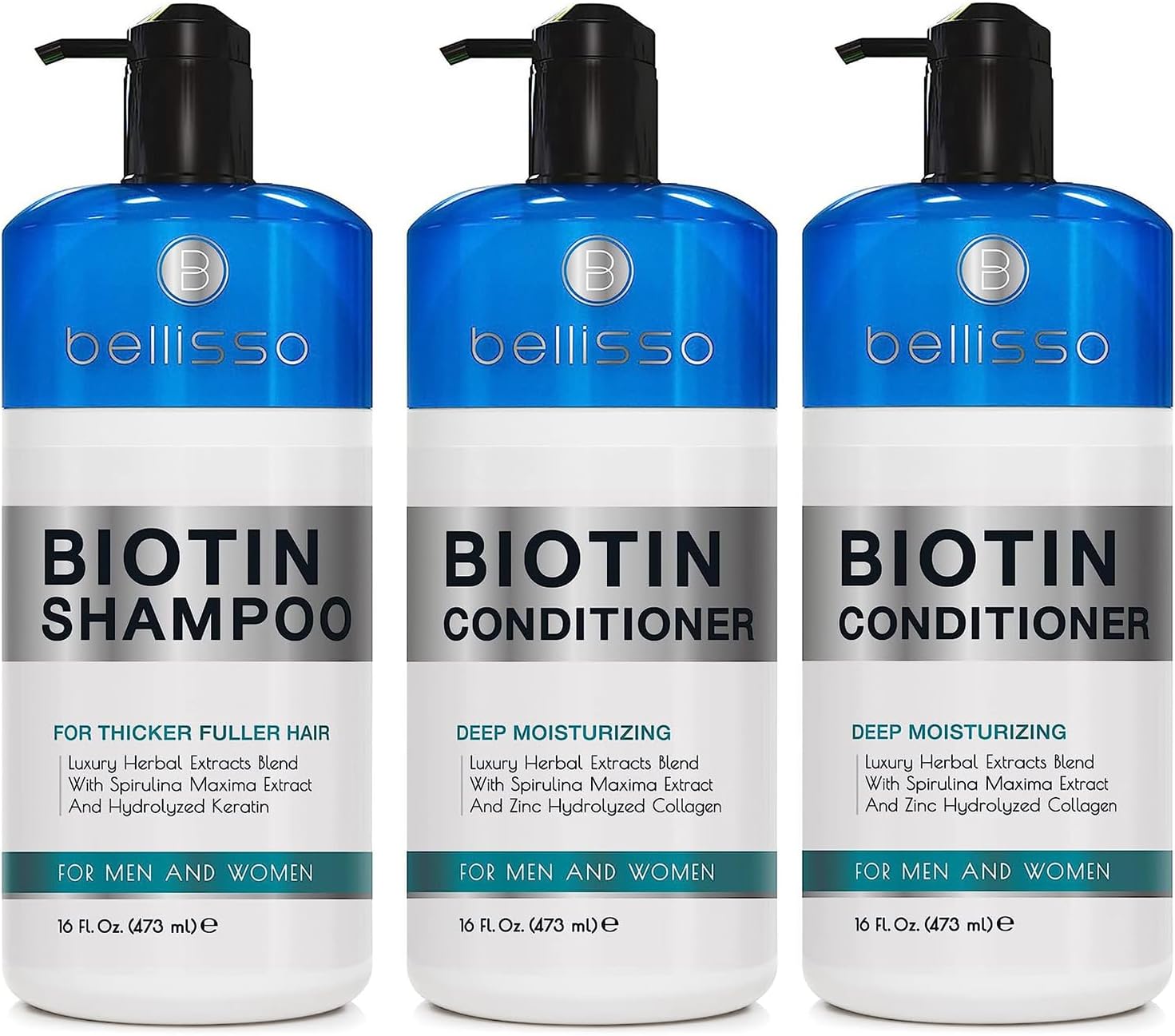 Amazon.com : Biotin Dht Blocker Shampoo and Conditioner for Hair Growth ...