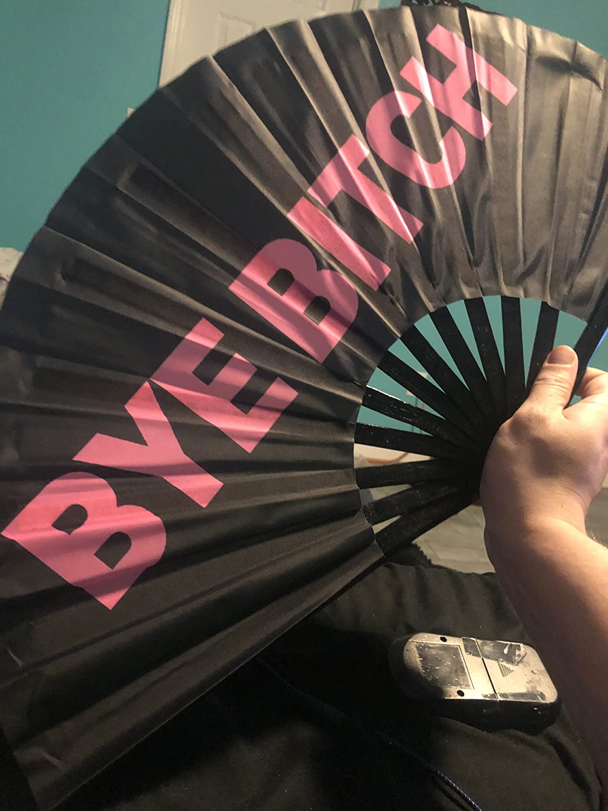 $4/mo - Finance SoJourner Bags Rave Hand Fan – Large Folding Fans for ...