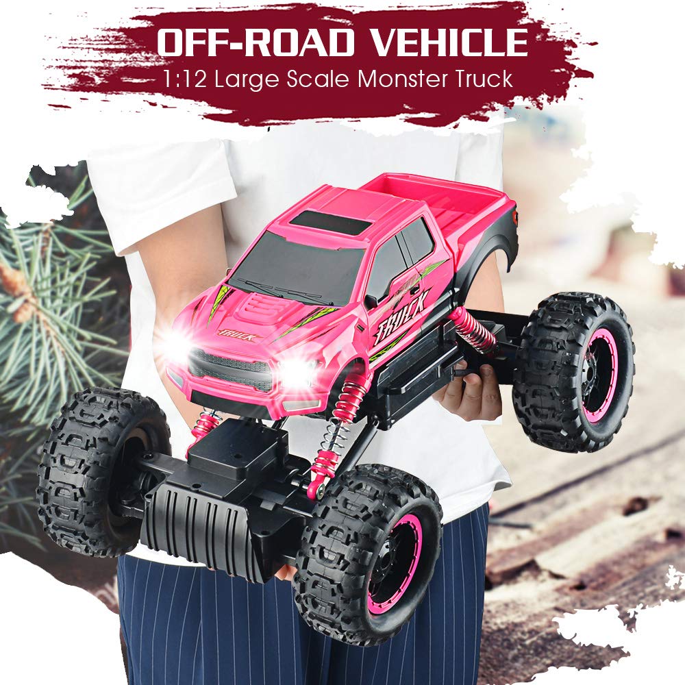DOUBLE E RC Cars for Girls Newest 1:12 Scale Remote Control Car with ...