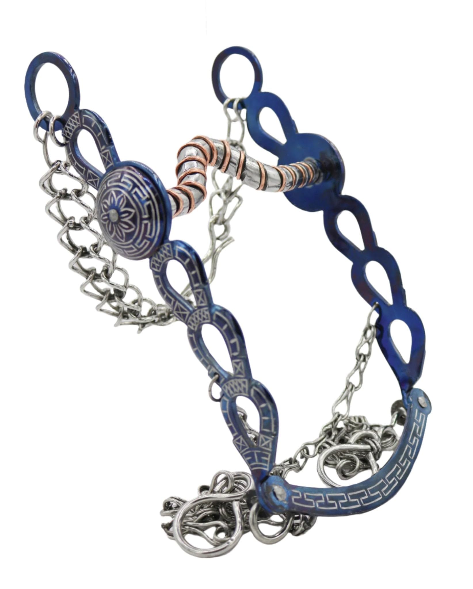 Freno De Caballo Para La Boca Mexican Charro Saddle Chain Set - 16 Inch ...