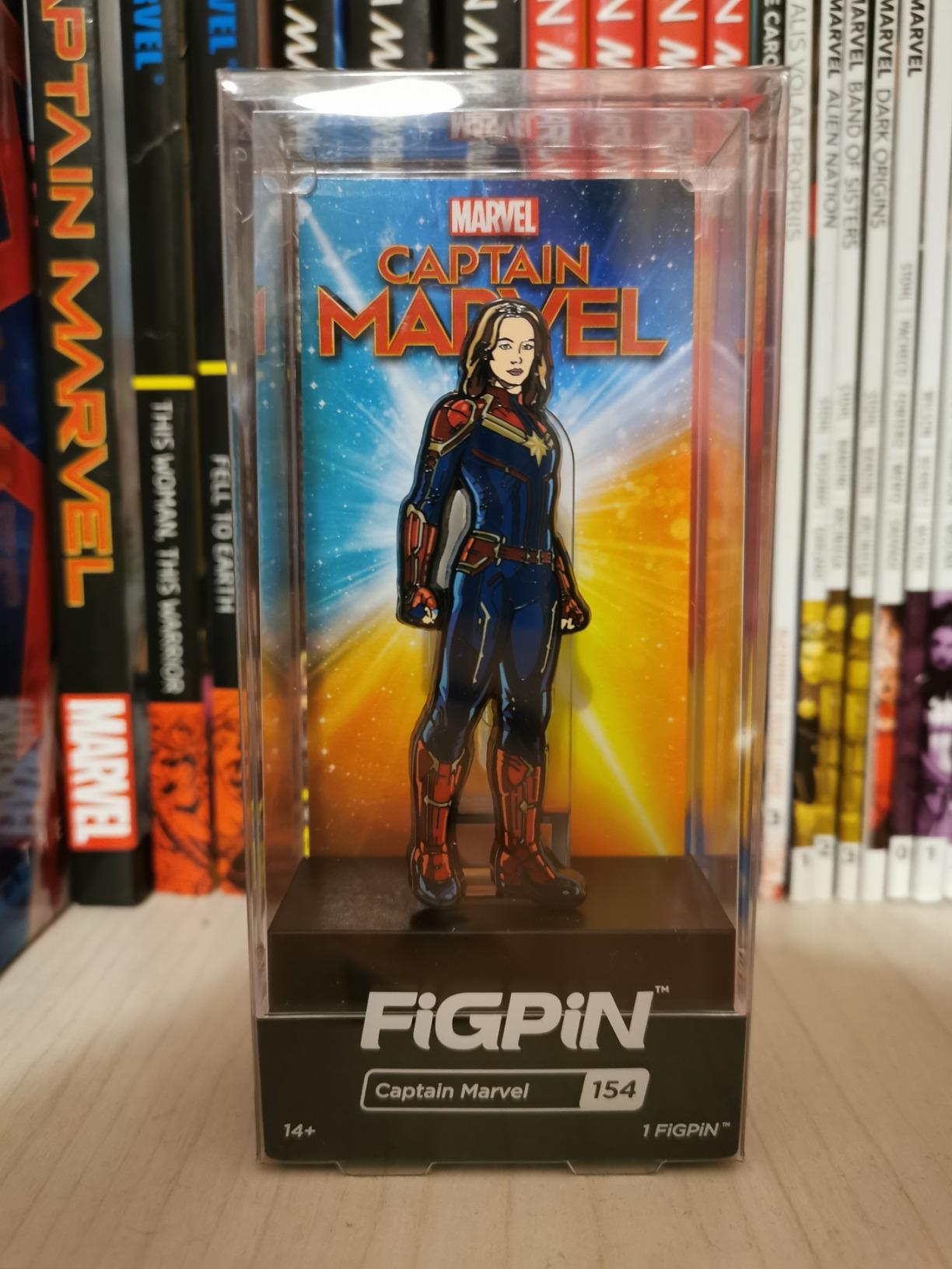 Amazon.com: FiGPiN Captain Marvel - Collectible Pin with Premium ...