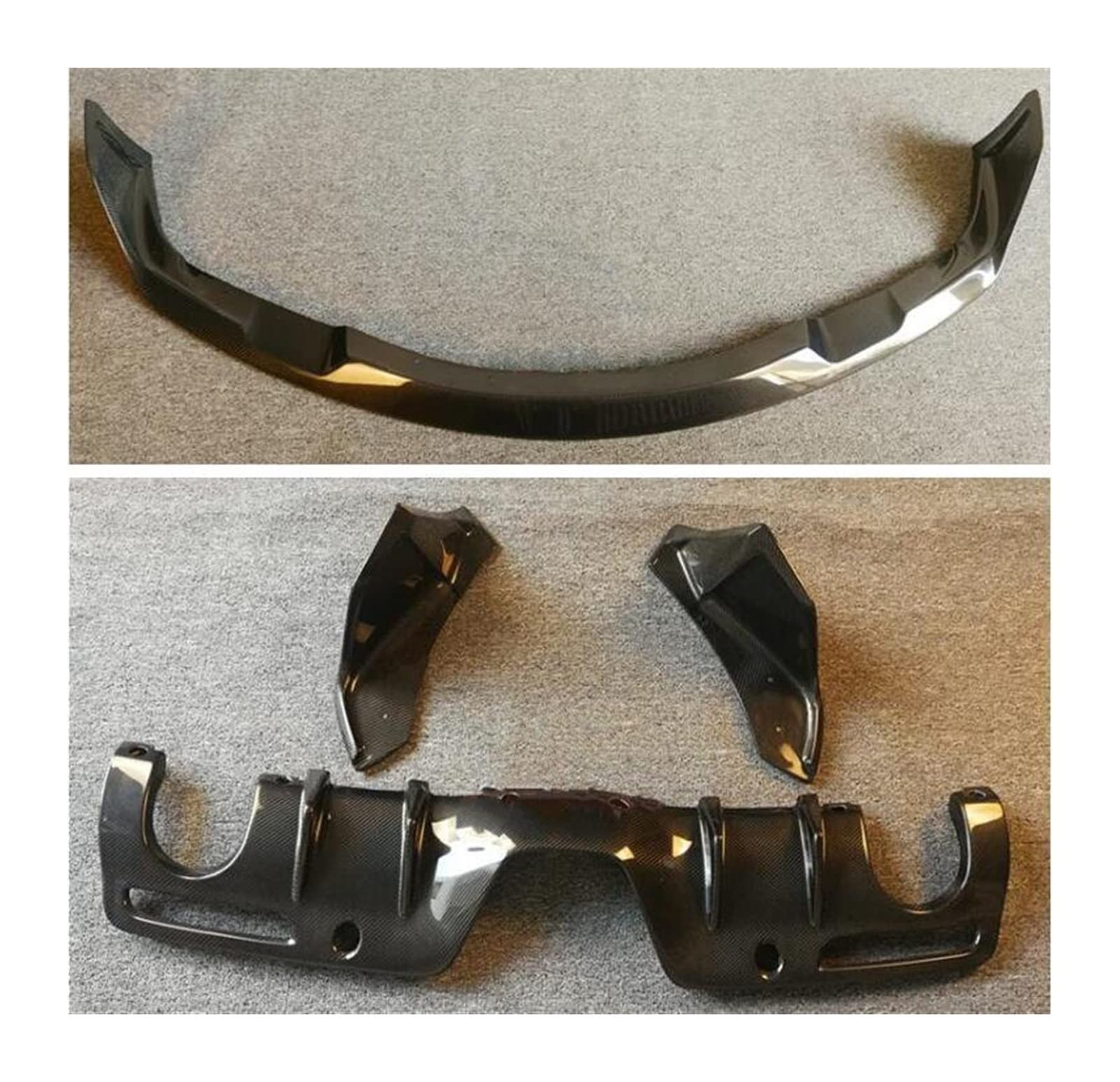 Buy Car Rear Spoiler Wing Real Carbon Fiber Front Bumper Spoiler For ...