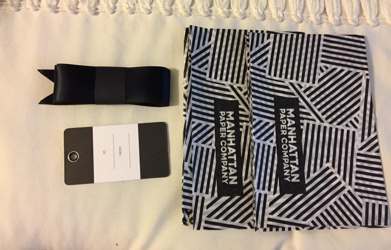 Amazon.com: Black + Gold Fancy Gift Box - Wrapping Kit | Medium 10.5 x ...