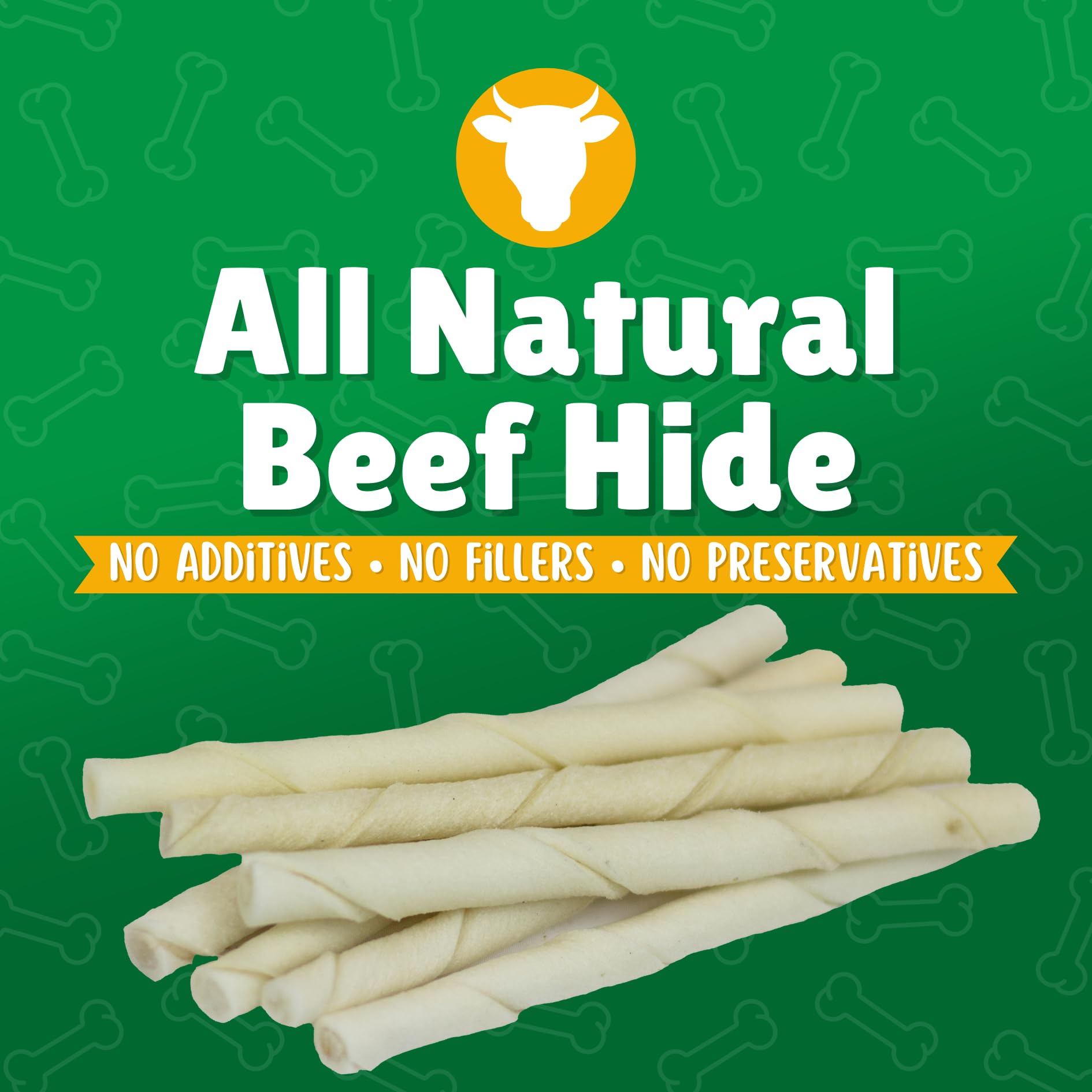 Son Golosinas Para Perros Hechas De Cuero Sin Curtir