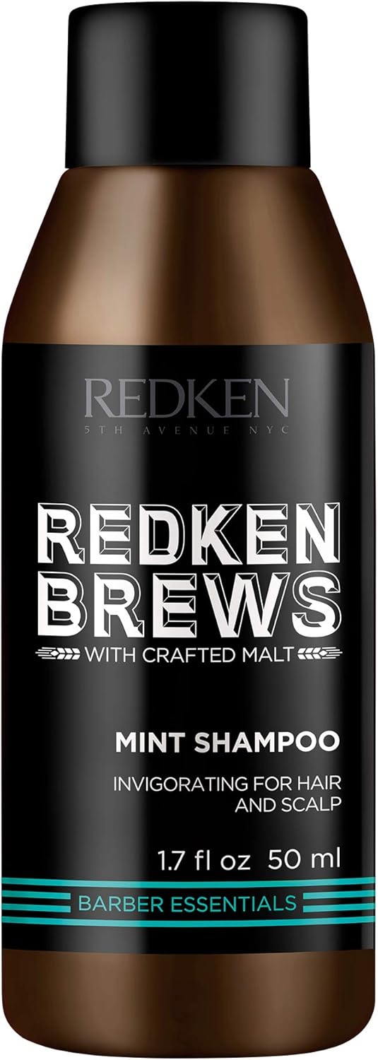 Redken Brews Mint Clean Shampoo for Men, 50 ml : Amazon.co.uk: Beauty