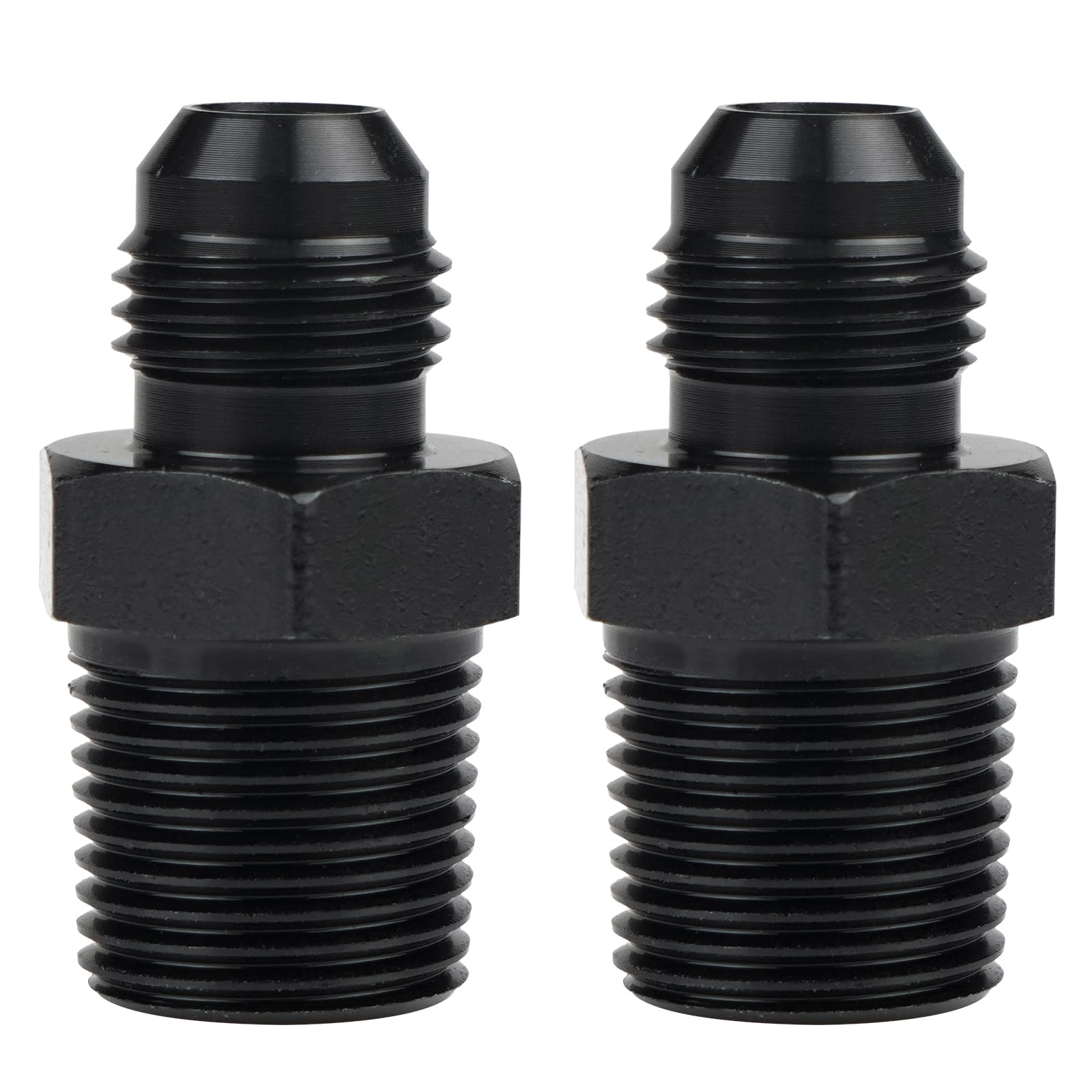 Snapklik.com : 6AN Male Flare To 3/8 NPT Pipe Fitting Adapter Aluminum ...