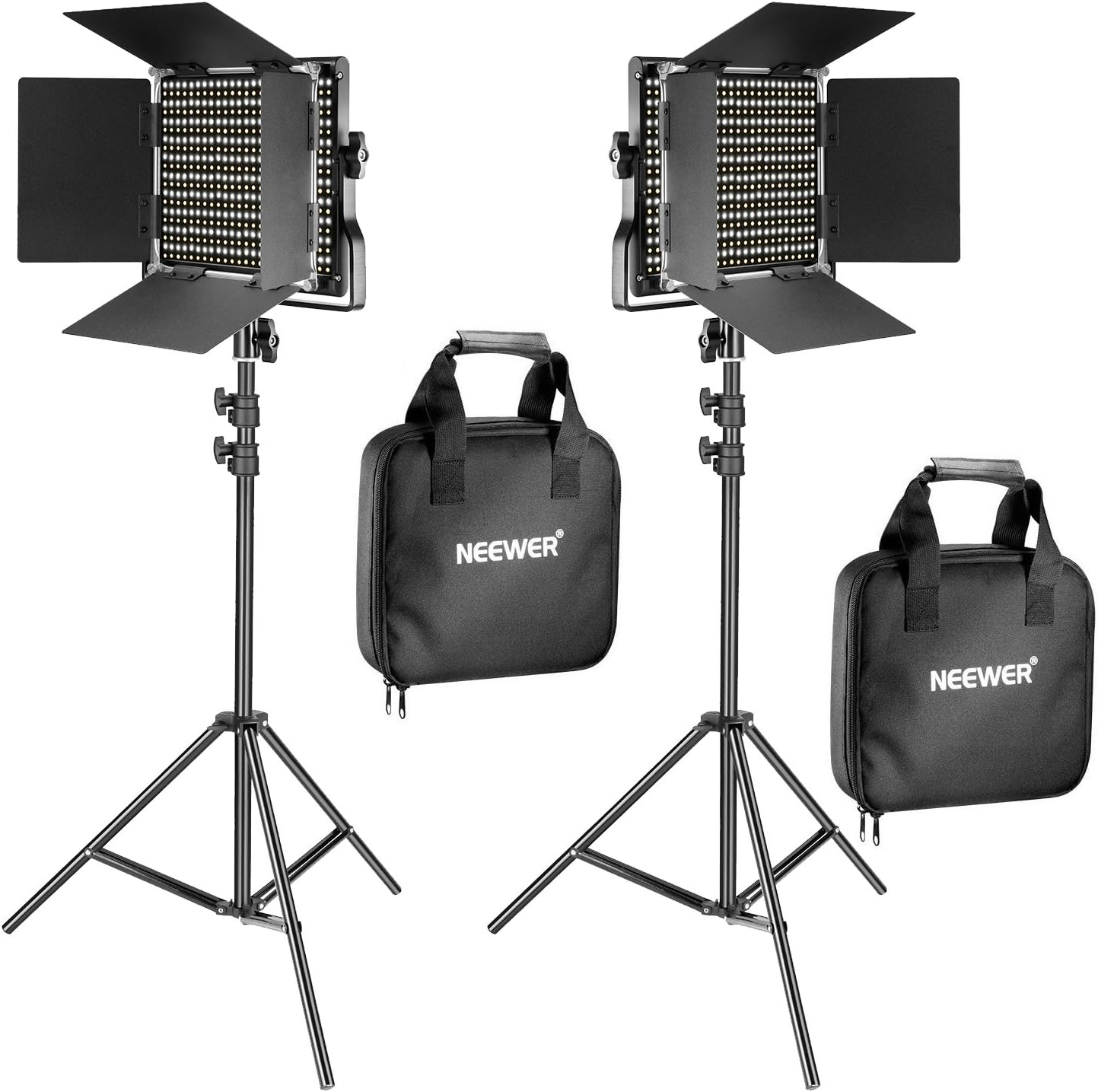 Recording Studio Equipment Neewer Dimmable Bi-color LED Video Light ...