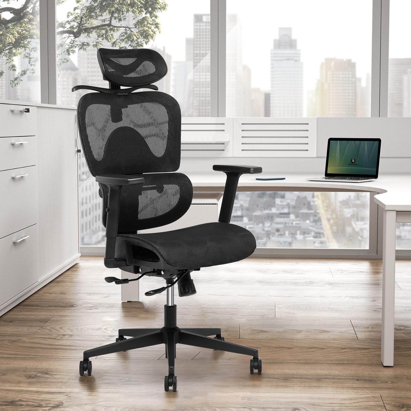 Advwin Ergonomic Office Chair 138° Reclining Breathable Mesh Desk Chair ...