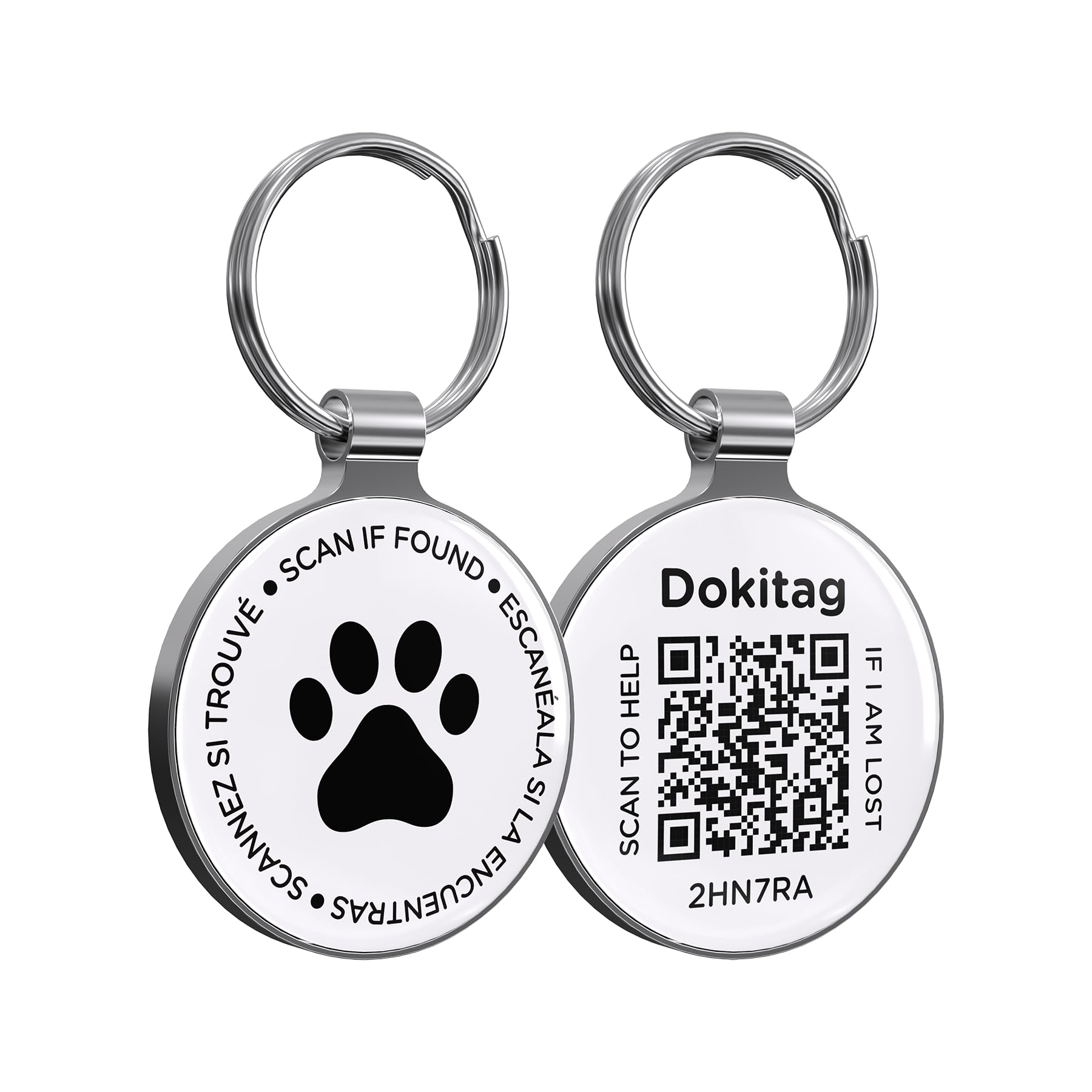 Snapklik.com : Dokitag QR Code Pet ID Tag - Scan For Instant Pet ...