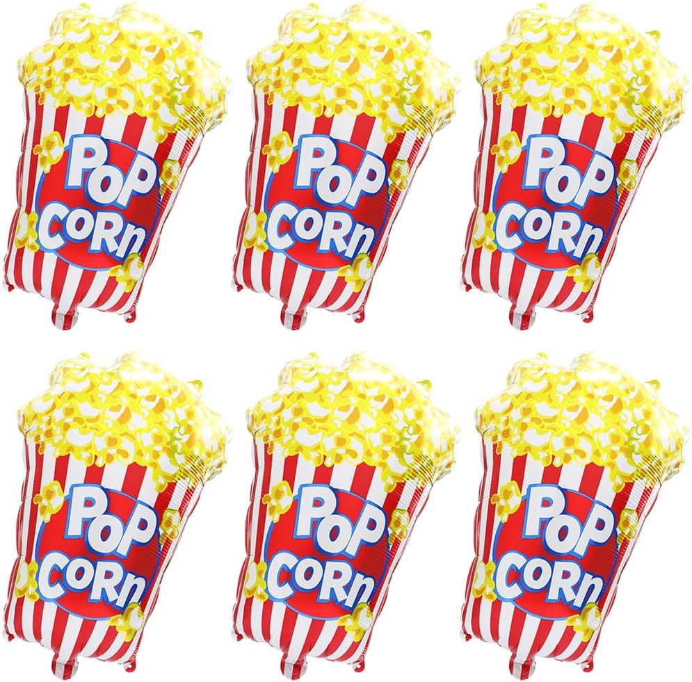 Amazon.com: Cute Popcorn Balloon BBQ Cookout Snack Picnic Fast Food ...