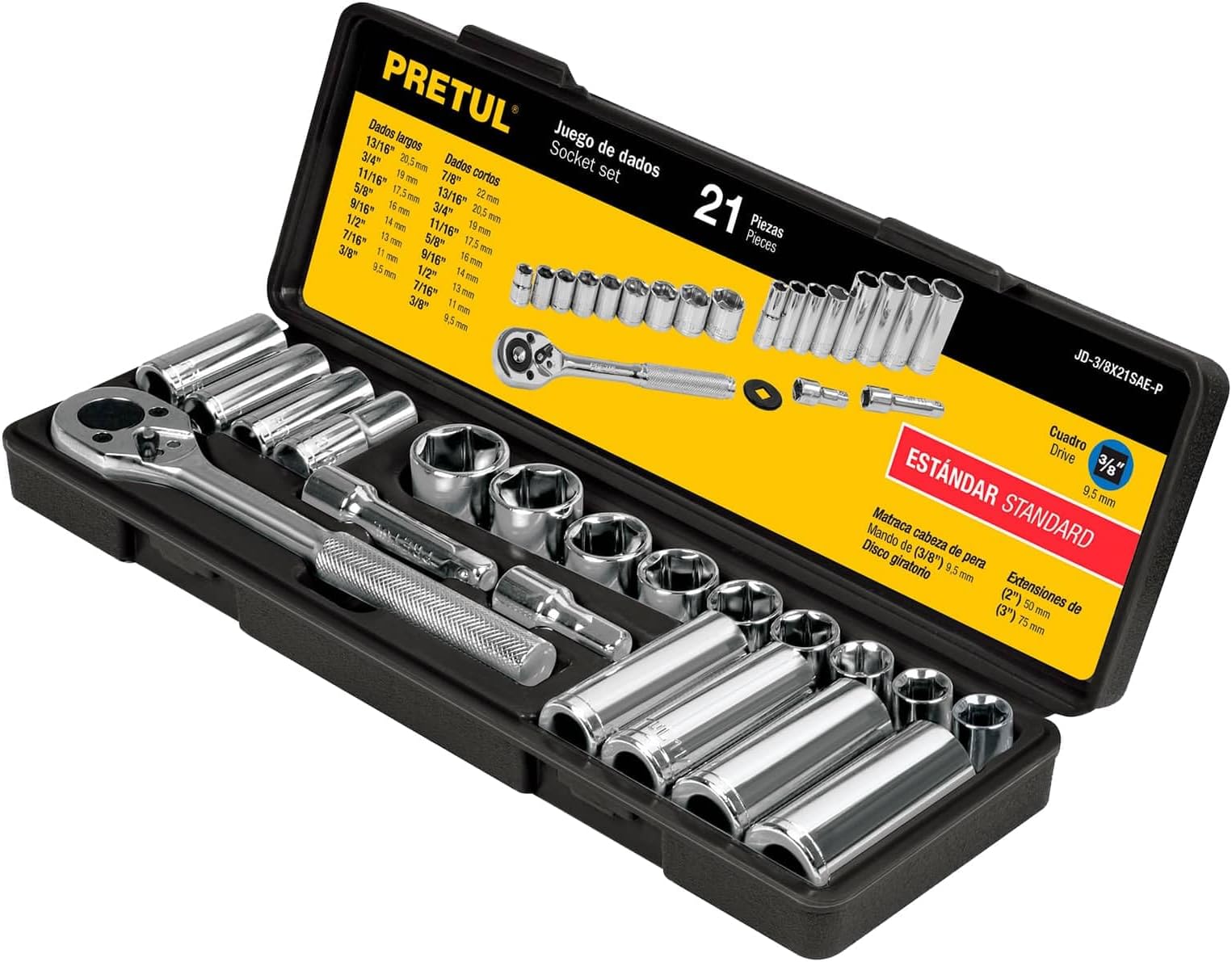 Pretul JUDA-81P, Juego de herramienta, 81 piezas : Amazon.com.mx ...