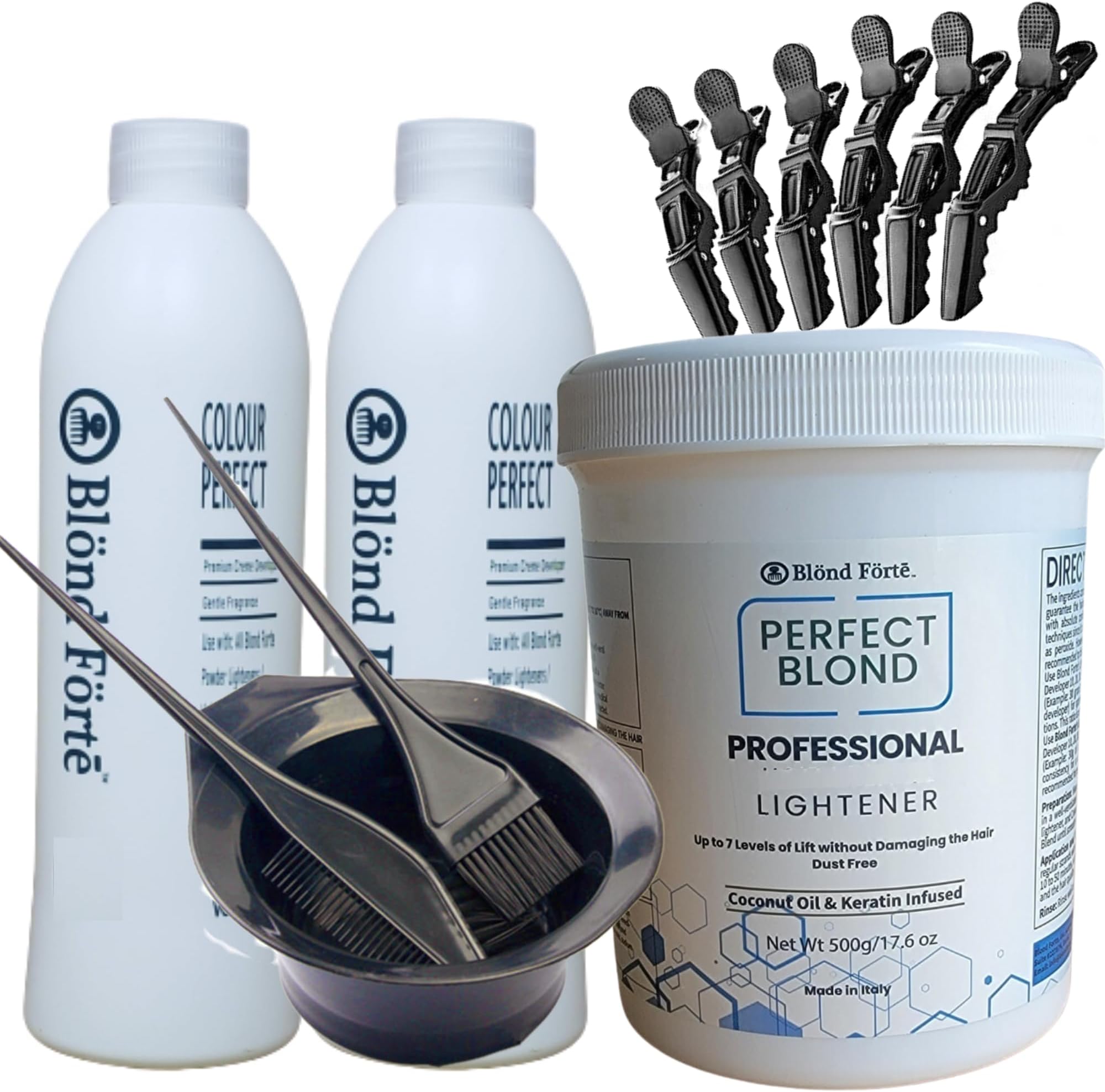 Amazon.com : Perfect Blonde Hair Bleach Toner Lightener Powder ...