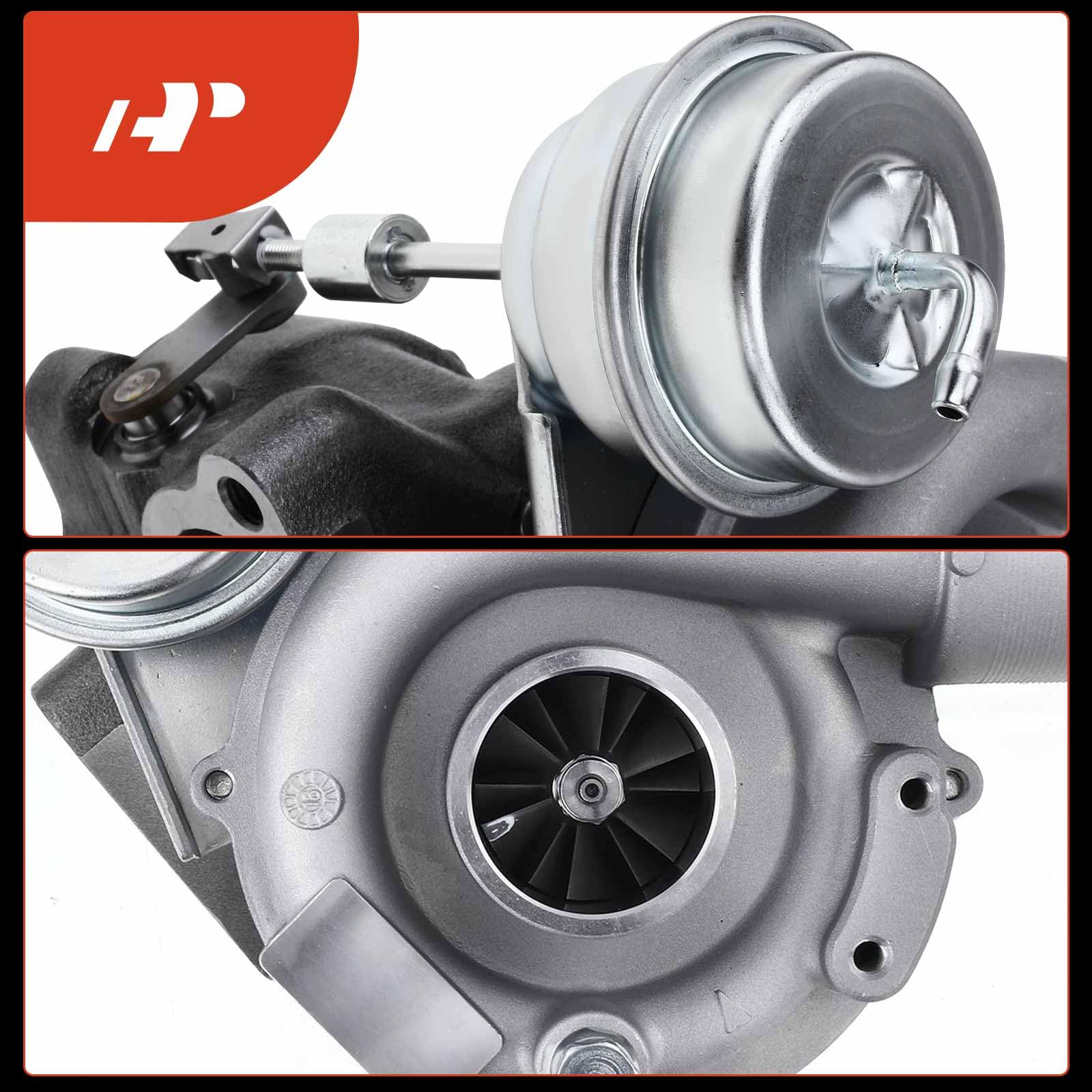 A-Premium Complete Turbo Turbocharger Kit, with Wastegate Actuator ...