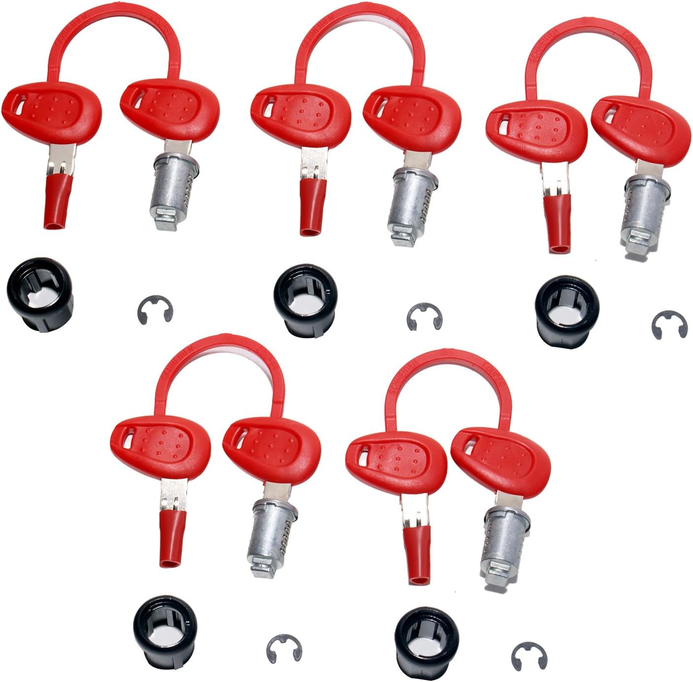 Amazon.com: Trimax SXTRZ52 Keyed-Alike Lock Set Stainless Steel ...