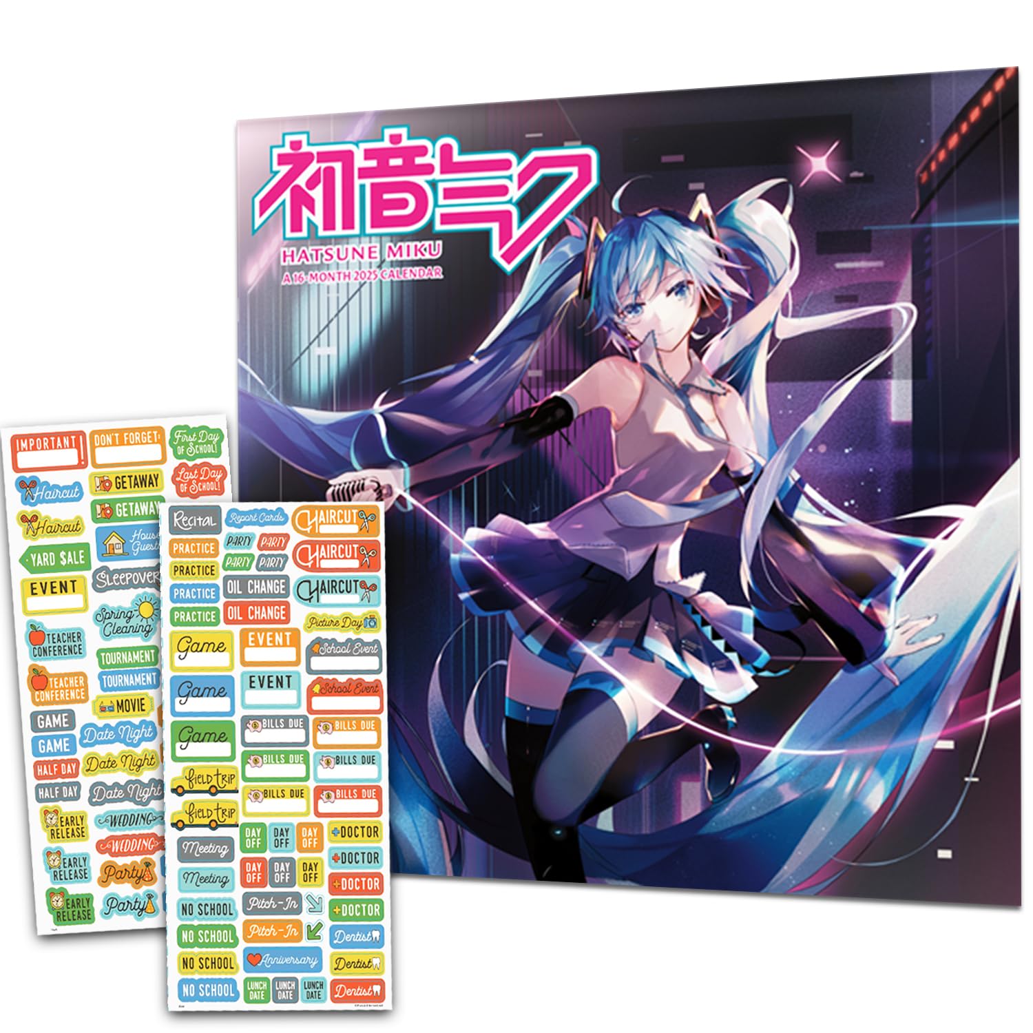 Hatsune Miku Calendar 2025 Deluxe 2025 Vocaloid Hatsune Miku Mini ...