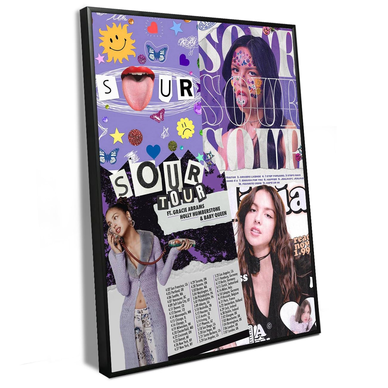 Amazon.com: American Pop Music Singer Poster (L16"xW12"-Black Metal ...