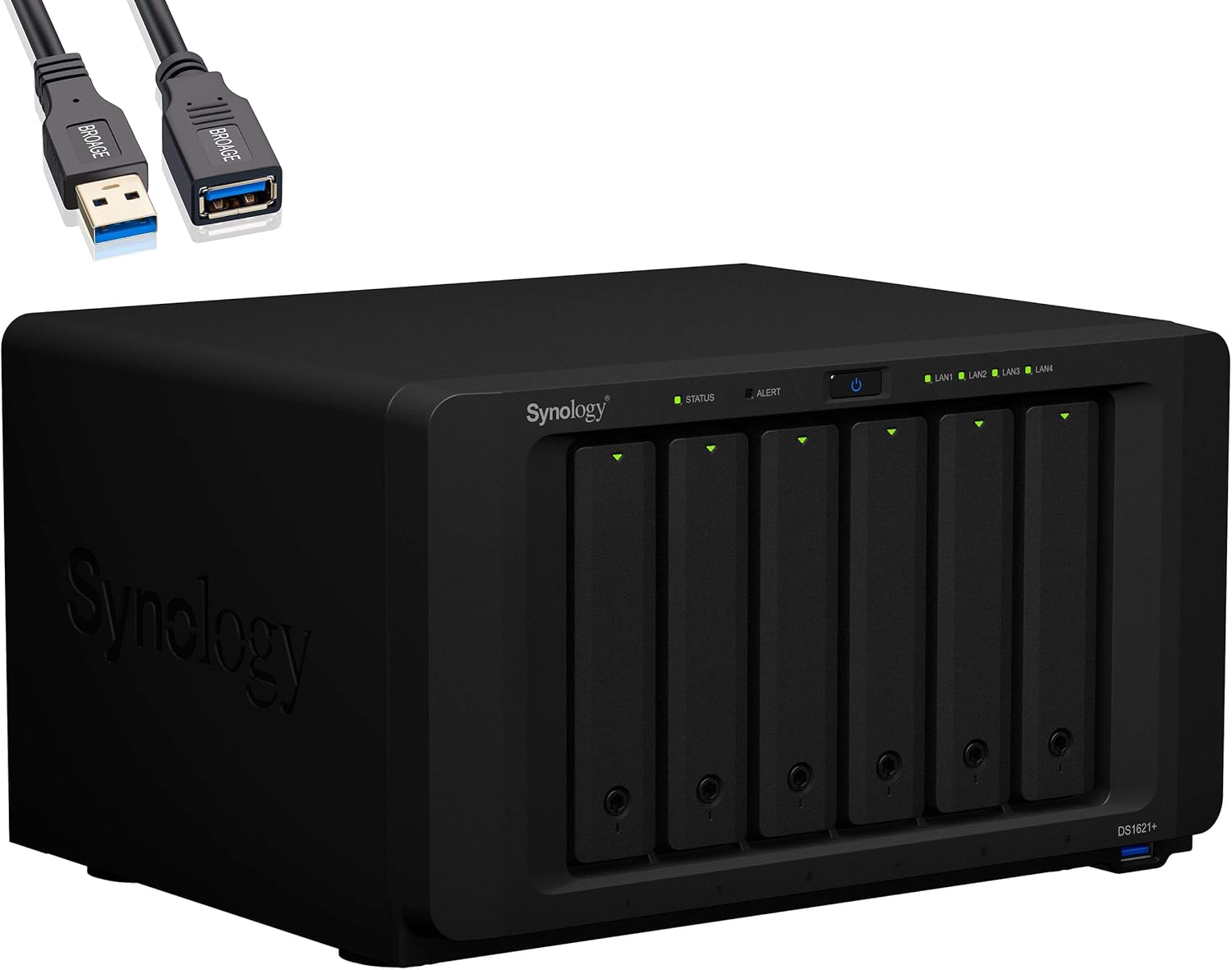 Amazon.com: Synology DiskStation DS1621+ 6-Bay NAS Enclosure - 6 x 3.5 ...