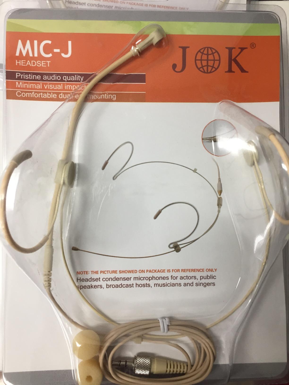 JK MIC-J 069 Earhook Headworn Headset Unidirectional Microphone for ...
