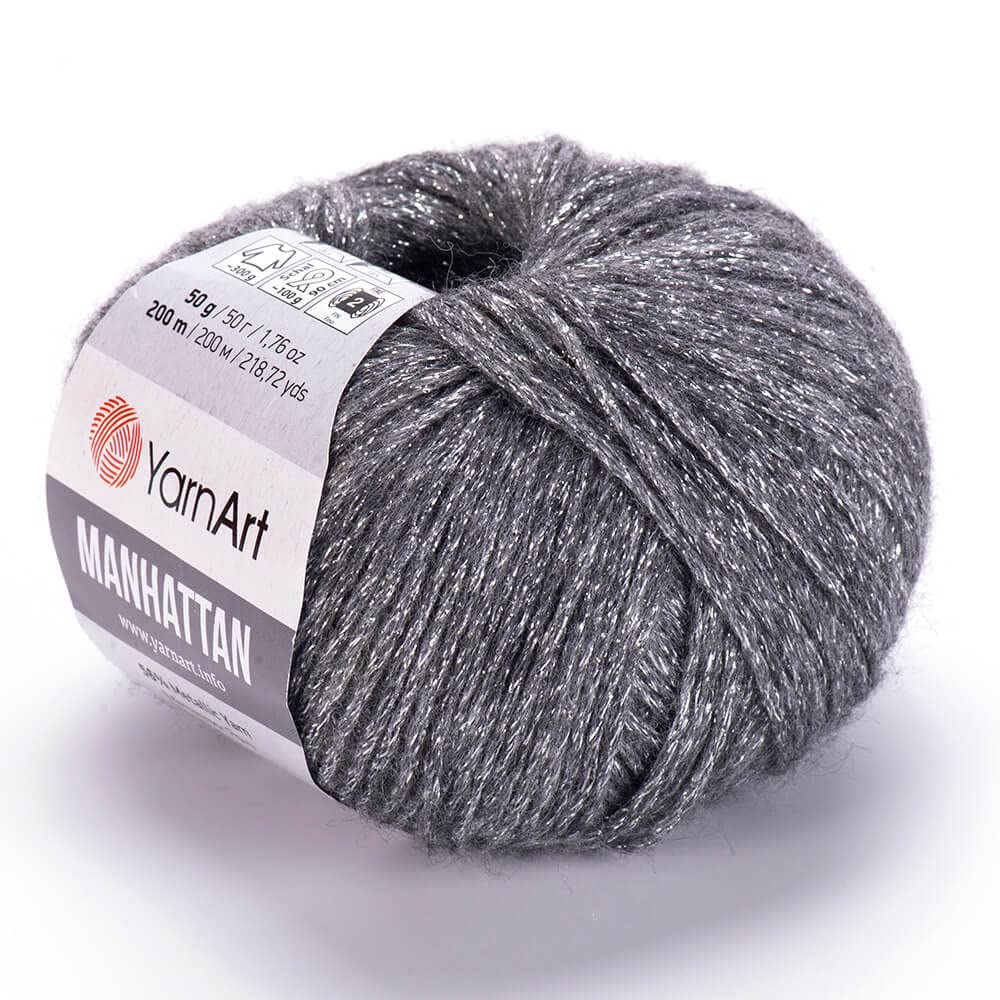 Amazon.com: YARNART Manhattan - Glittery Knitting Yarn, Sparkle Yarn ...