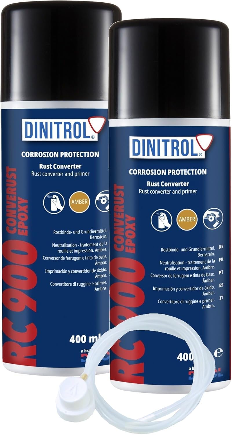 WOL DINITROL RC900 RUST CONVERTER PRIMER 400ML CAN 2 UNITS + EXTENSION ...