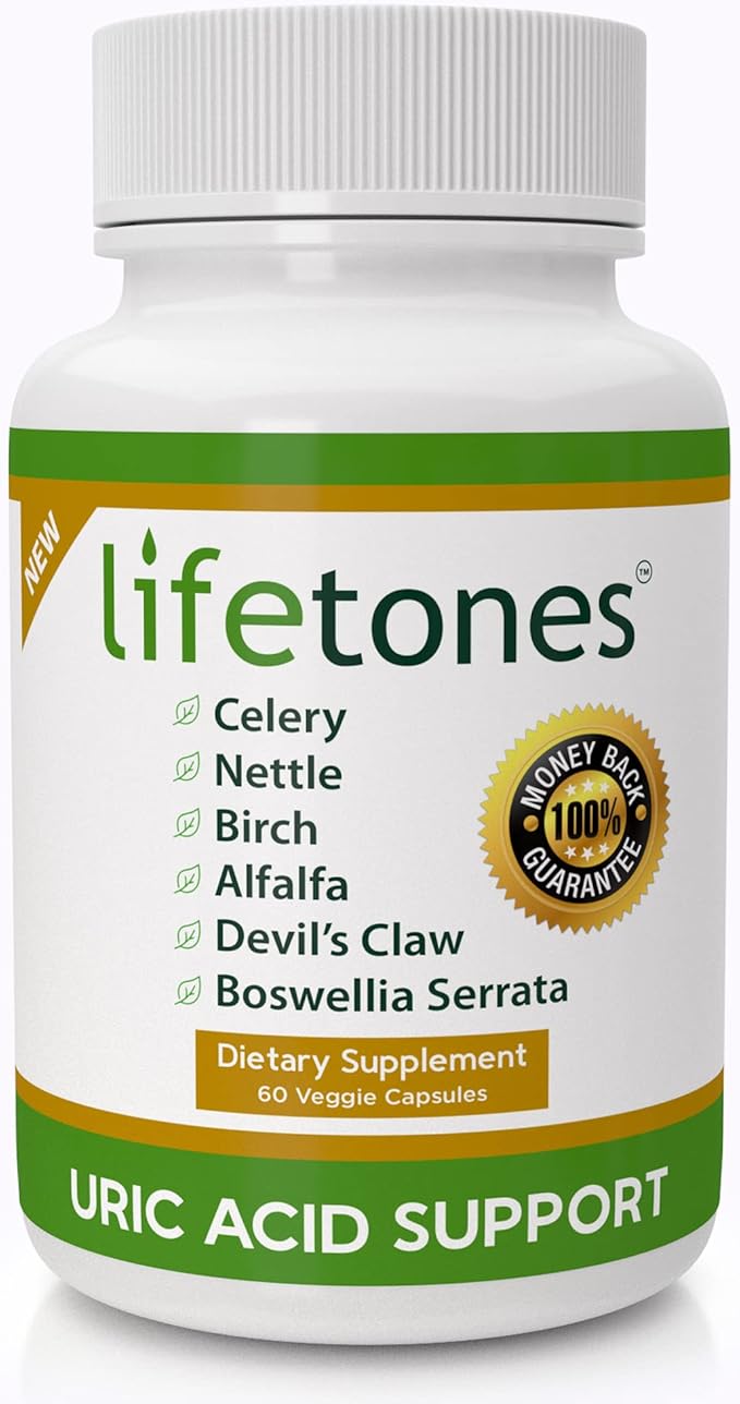 Amazon.com: Lifetones Uric Acid Support Supplement for Men and Women ...
