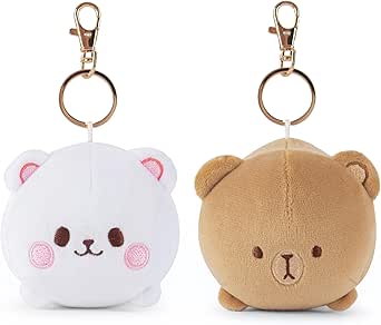 Milkmochabear Milk and Mocha Chonky Plush Keychain Set Authentic ...