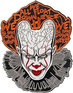 Amazon.com: IT Horror Movie Pennywise The Dancing Clown Patch (3.5 Inch) Embroidered Iron-on or ...