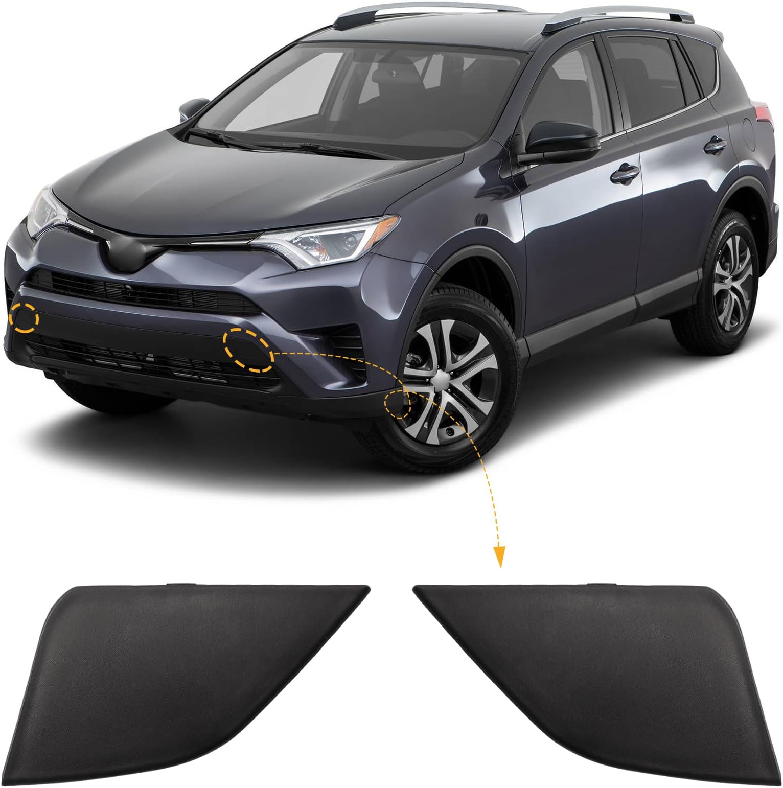 Amazon.com: Front Bumper Tow Hook Cover Towing Eye Cap Fit for Toyota ...