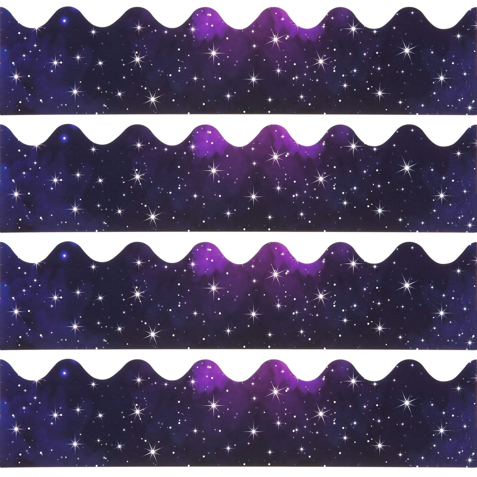 Snapklik.com : AWIZOM 72 Feet Starry Sky Bulletin Board Borders Dark ...